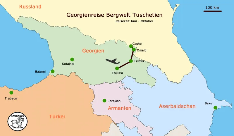 Hiking tour Tusheti - KAUKASUS-REISEN